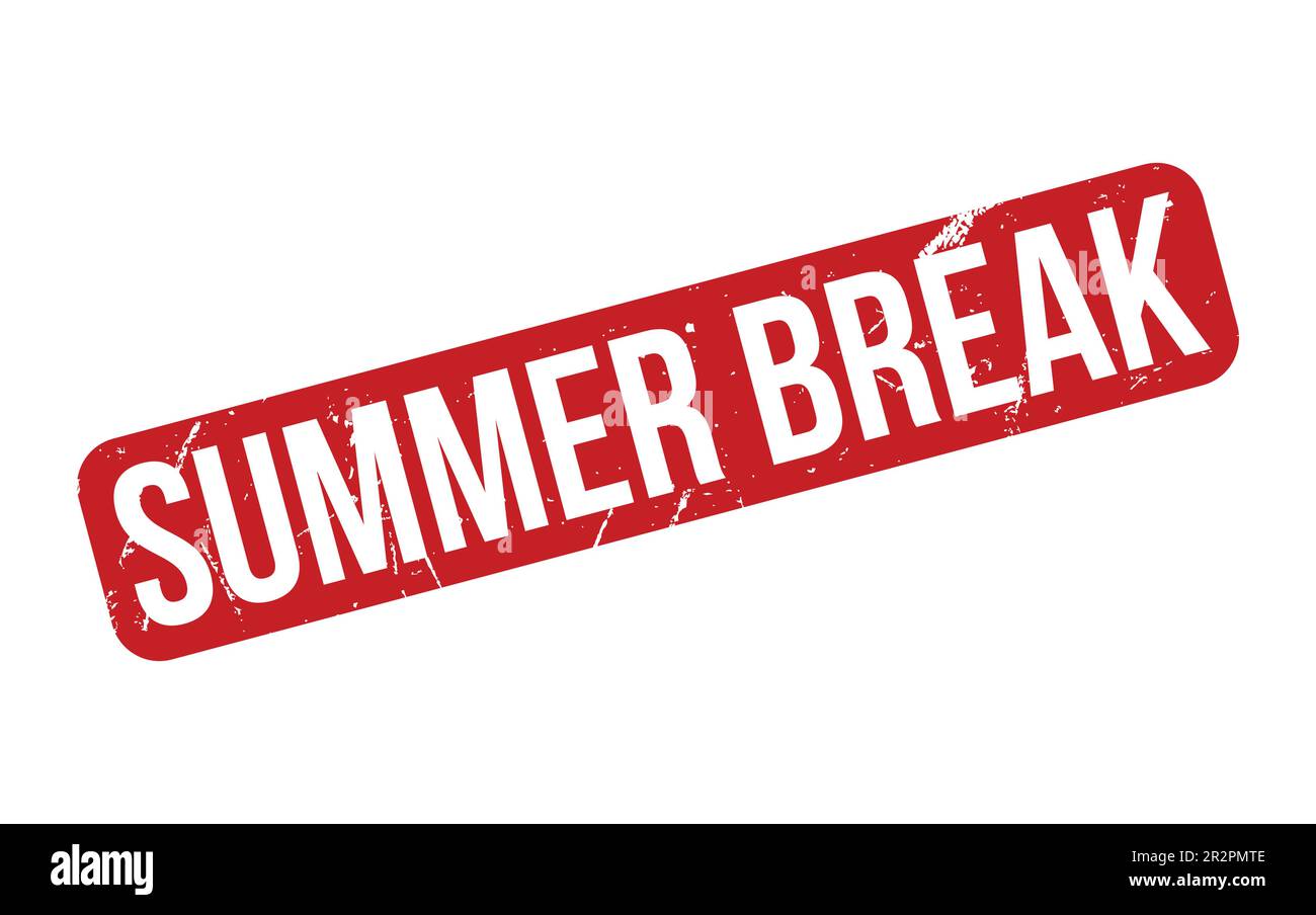 Summer Break Rubber Stamp Seal Vector Stock Vector Image And Art Alamy