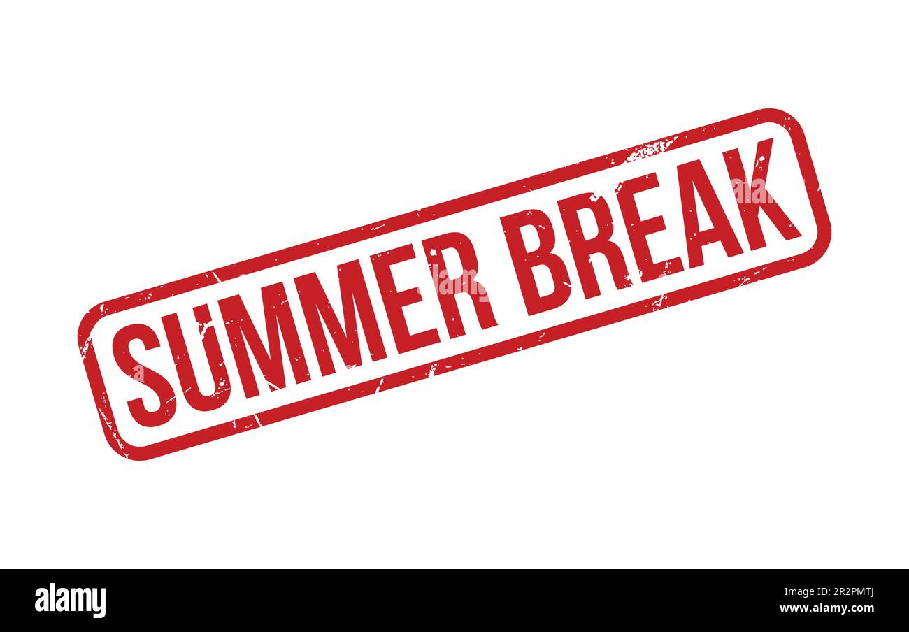 Summer Break Rubber Stamp Seal Vector Stock Vector Image & Art - Alamy