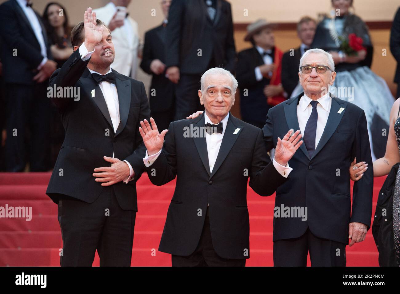 Cannes, France. 20th May, 2023. Leonardo di Caprio, Martin Scorcese and ...