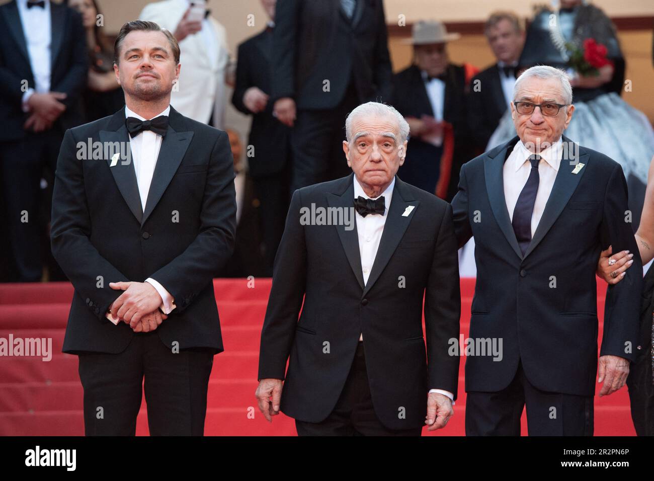 Cannes, France. 20th May, 2023. Leonardo di Caprio, Martin Scorcese and ...