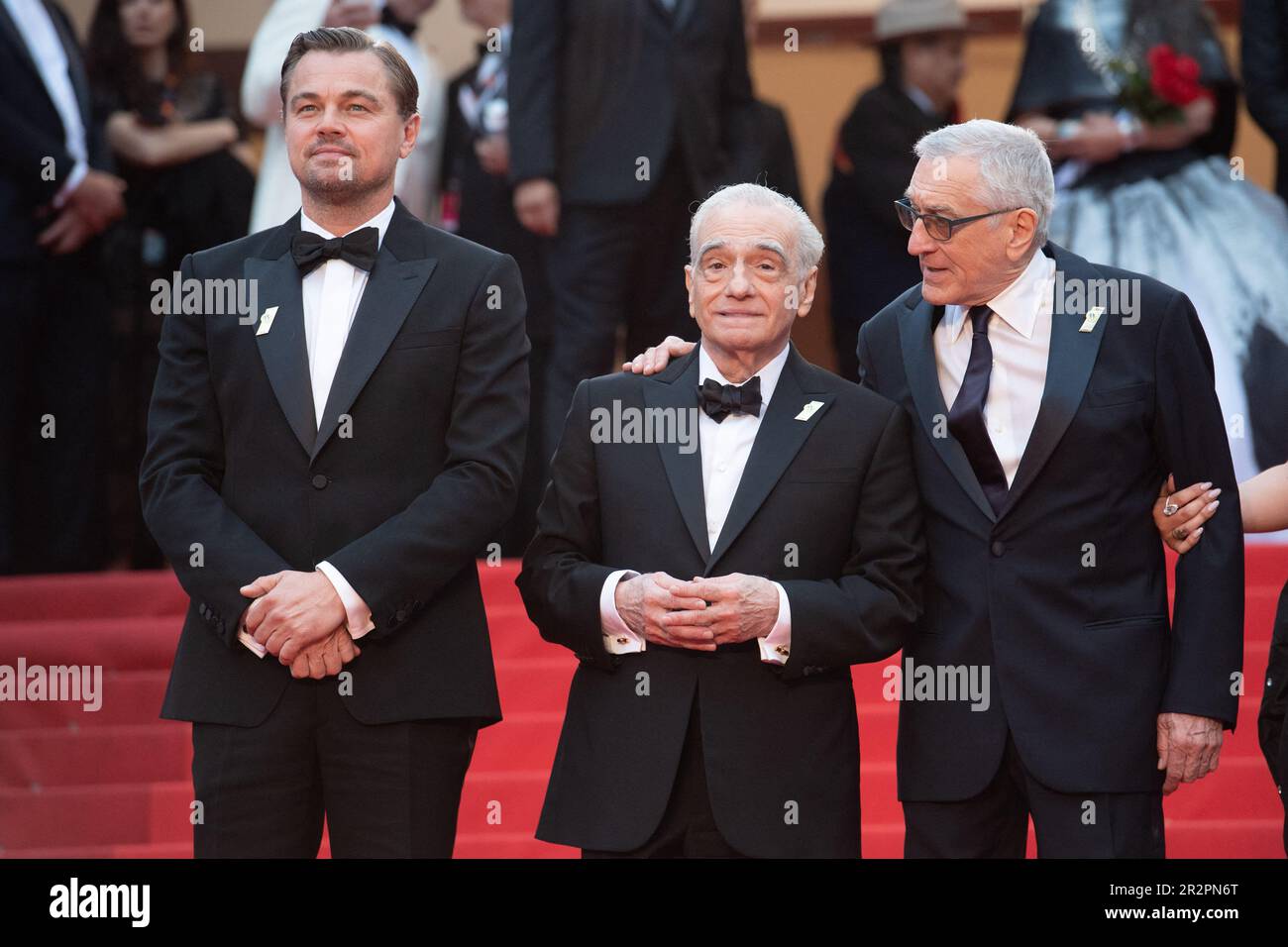 Cannes, France. 20th May, 2023. Leonardo di Caprio, Martin Scorcese and ...