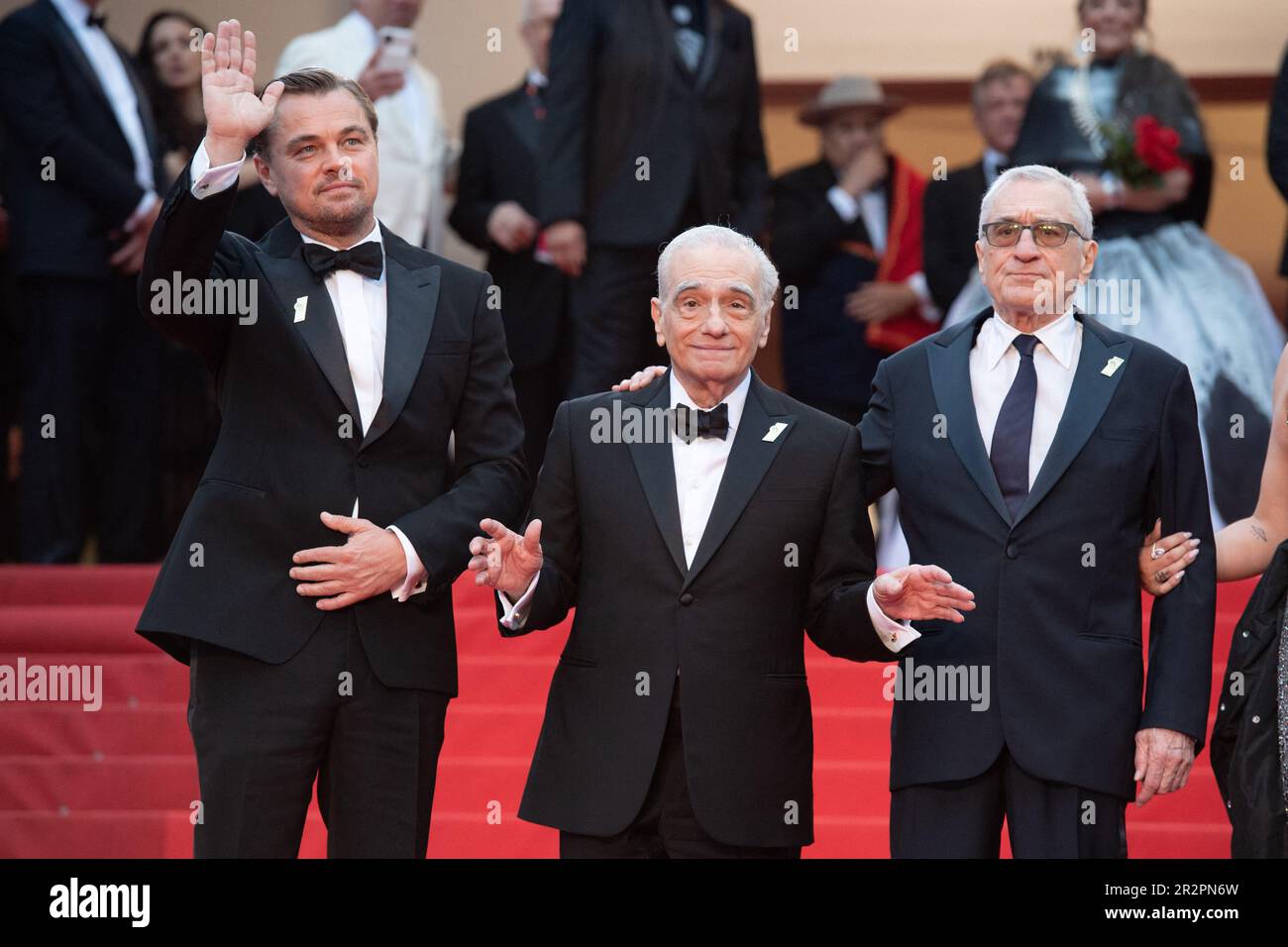 Cannes, France. 20th May, 2023. Leonardo di Caprio, Martin Scorcese and ...