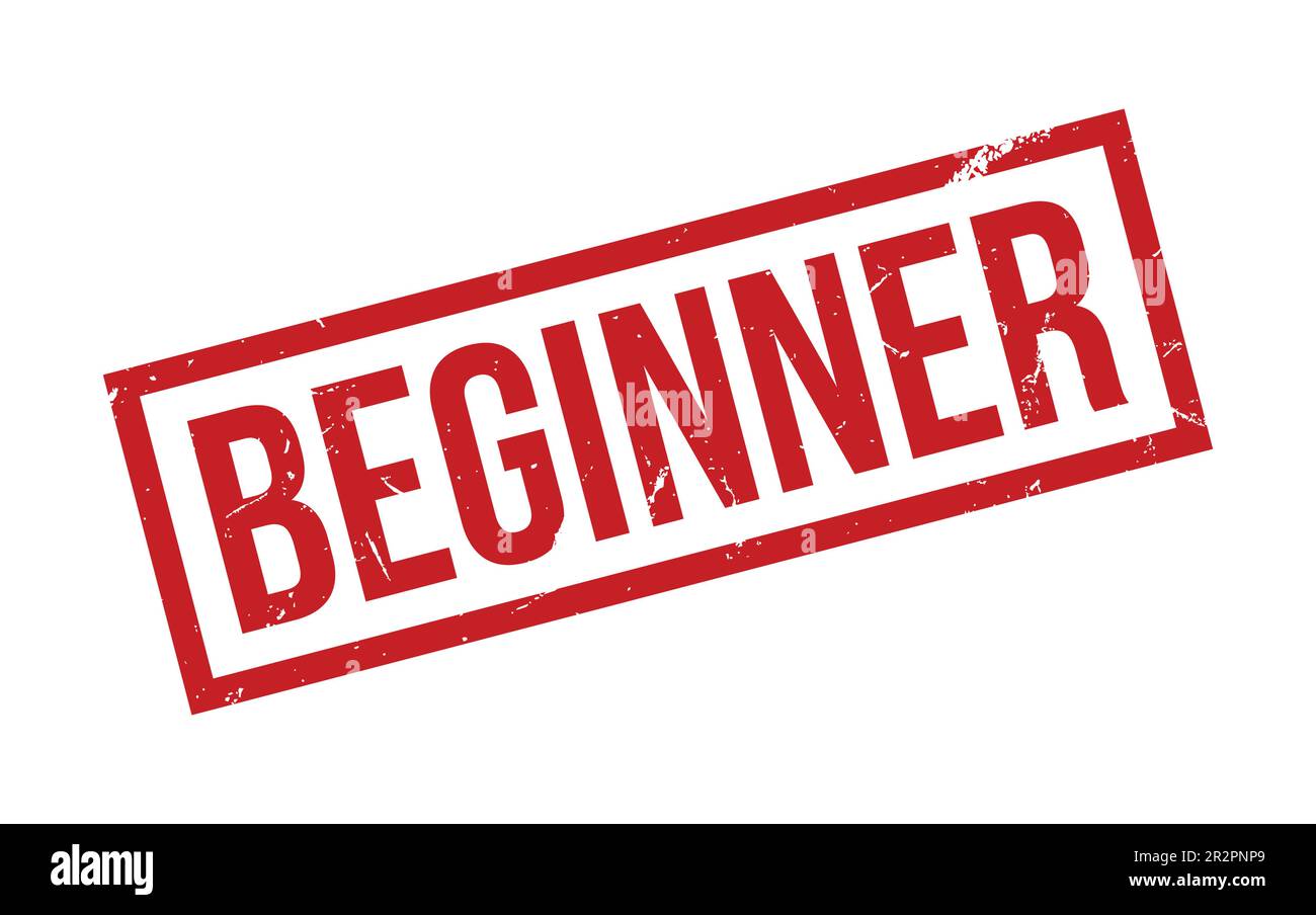 Beginner Rubber Stamp Seal Vector Stock Vector Image & Art - Alamy