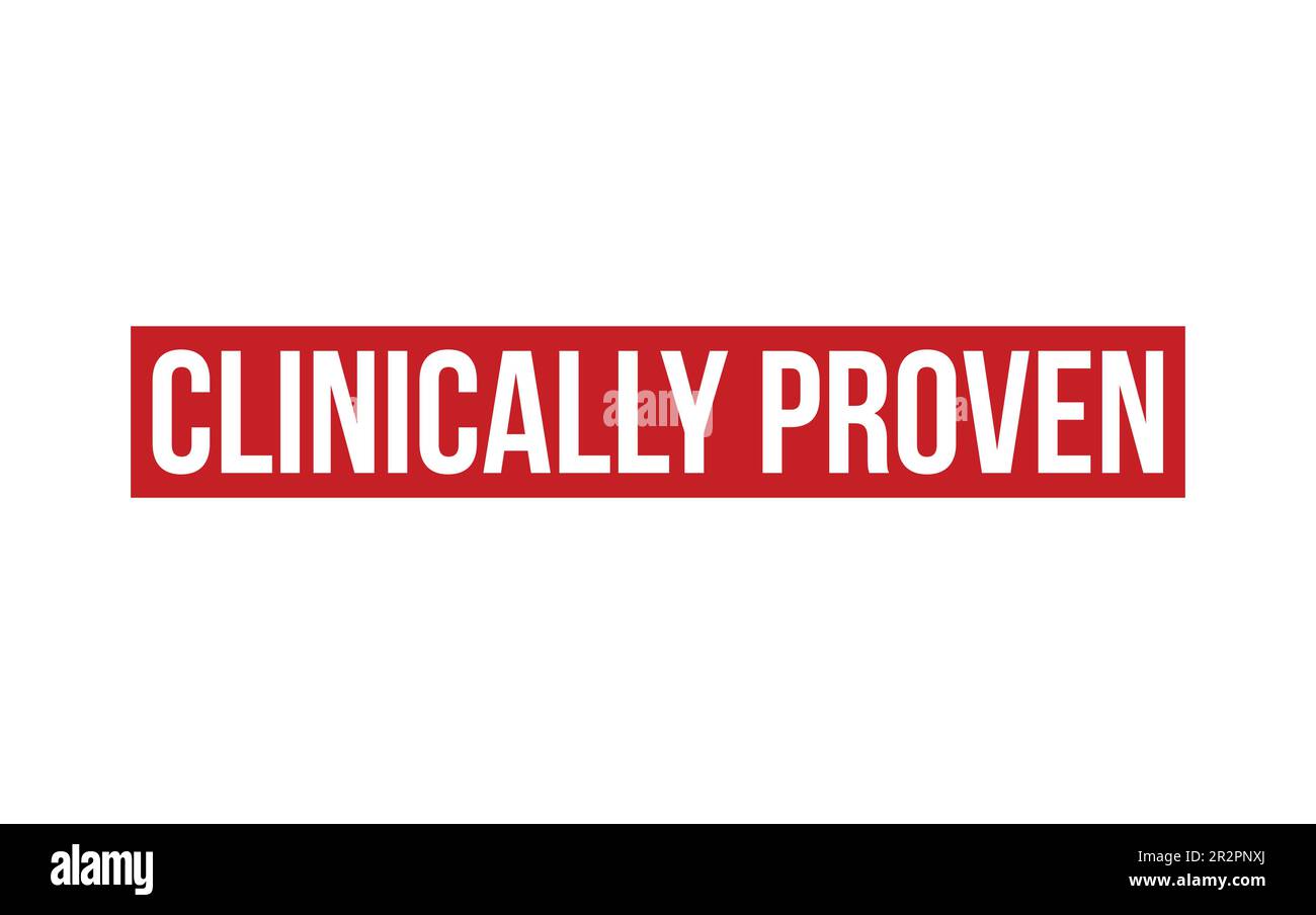 Clinically proven stamp Cut Out Stock Images & Pictures - Alamy