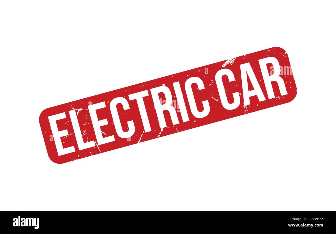 Electric Car Rubber Stamp Seal Vector Stock Vector Image & Art - Alamy