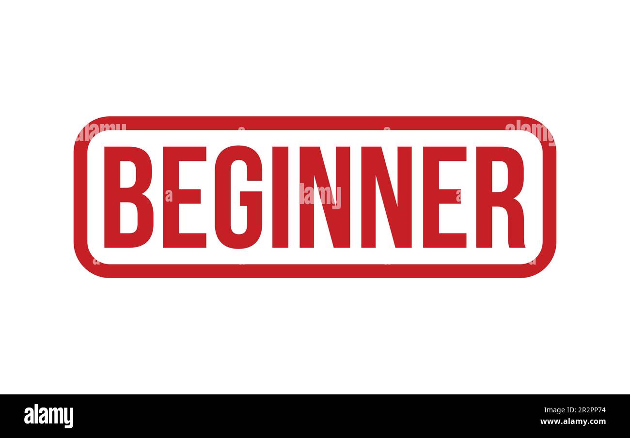 Beginner Rubber Stamp Seal Vector Stock Vector Image & Art - Alamy
