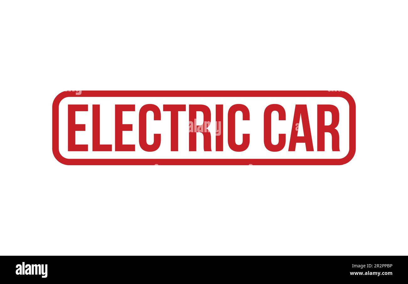 Electric Car Rubber Stamp Seal Vector Stock Vector Image & Art - Alamy