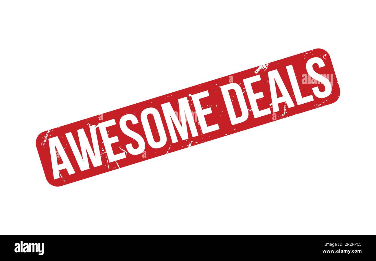 Awesome deals stamp hi-res stock photography and images - Alamy