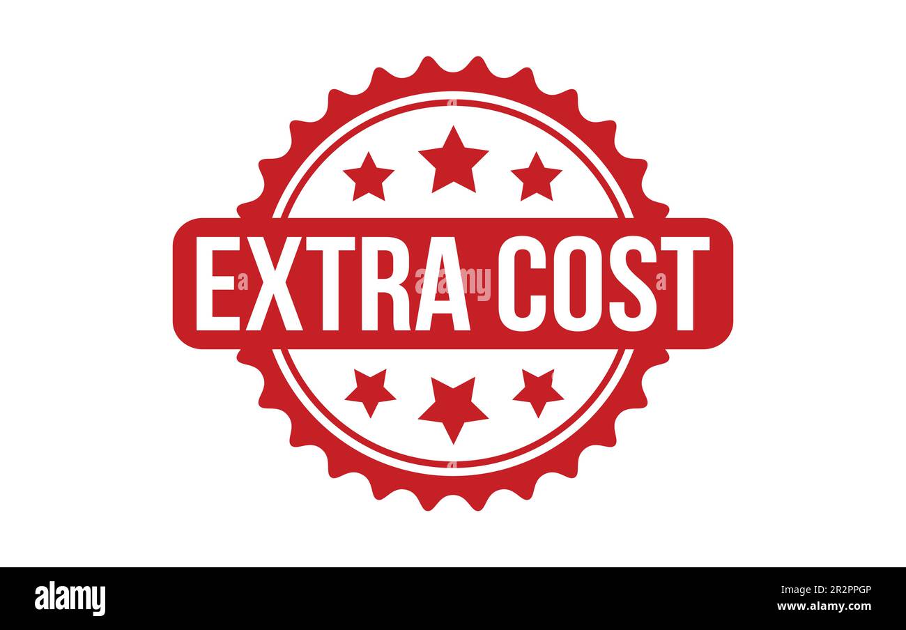 Extra Cost Rubber Stamp Seal Vector Stock Vector Image & Art - Alamy