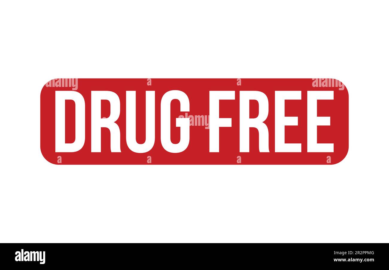 Drug free stamp hi-res stock photography and images - Alamy