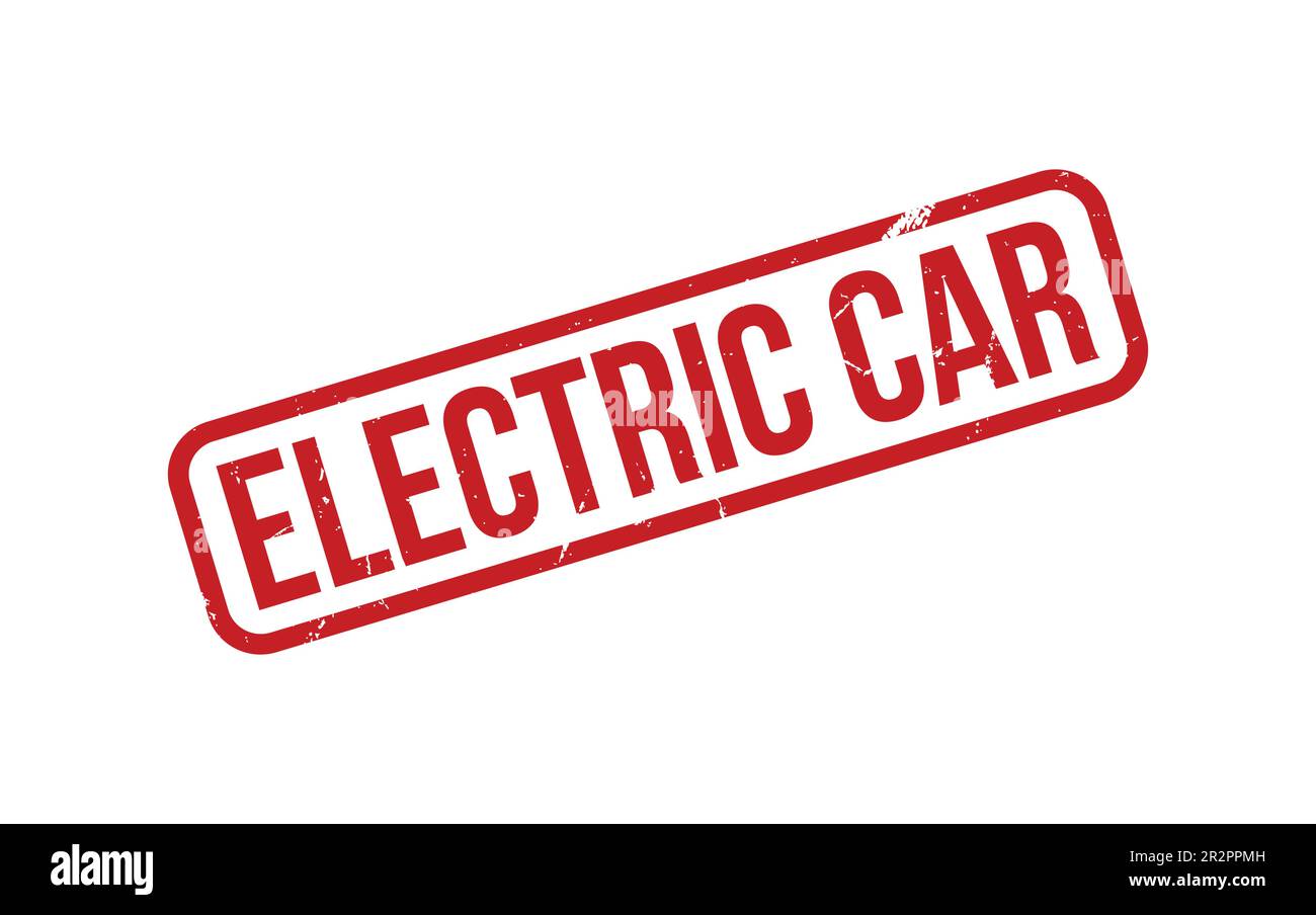 Electric Car Rubber Stamp Seal Vector Stock Vector Image & Art - Alamy