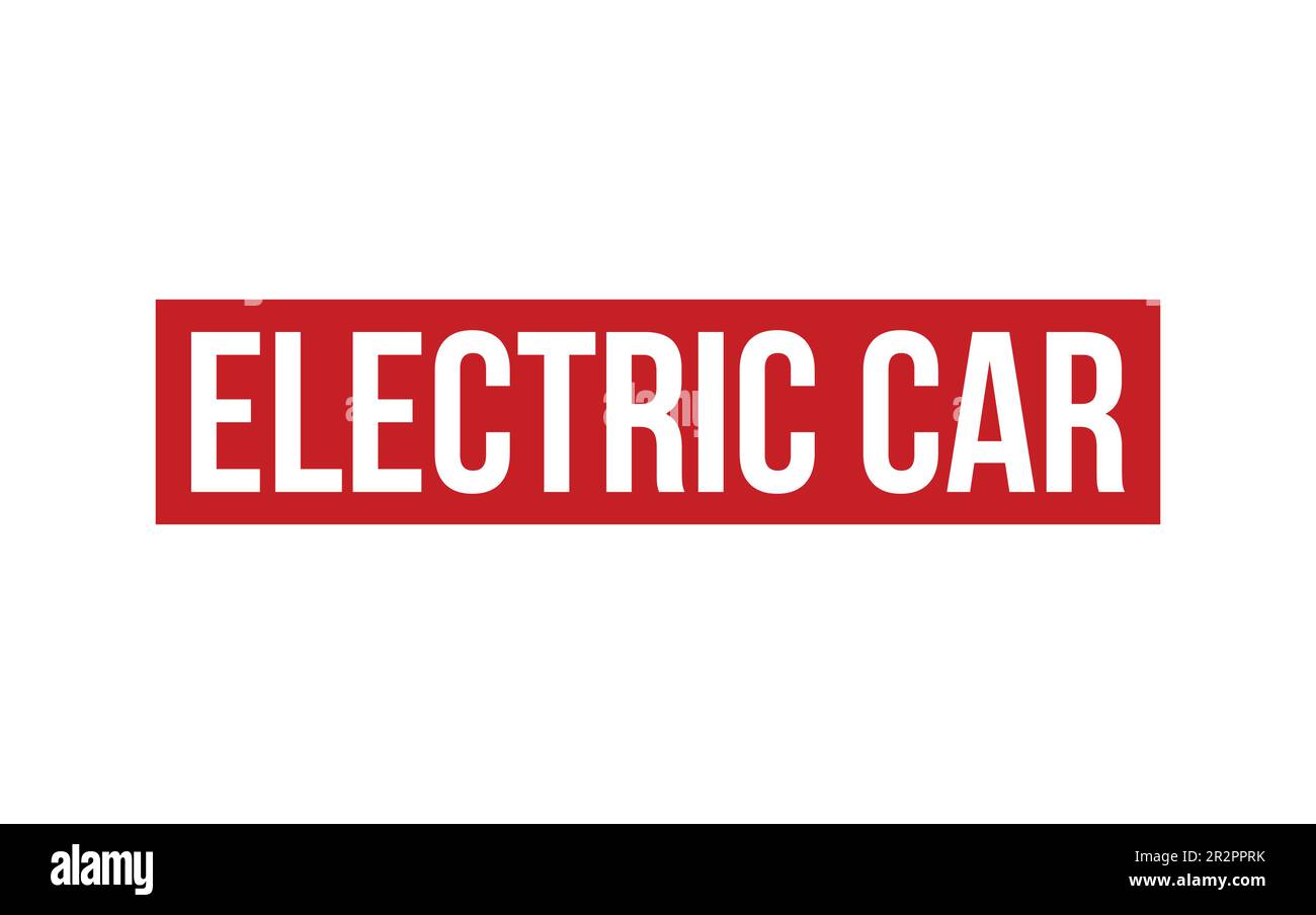Electric Car Rubber Stamp Seal Vector Stock Vector Image & Art - Alamy