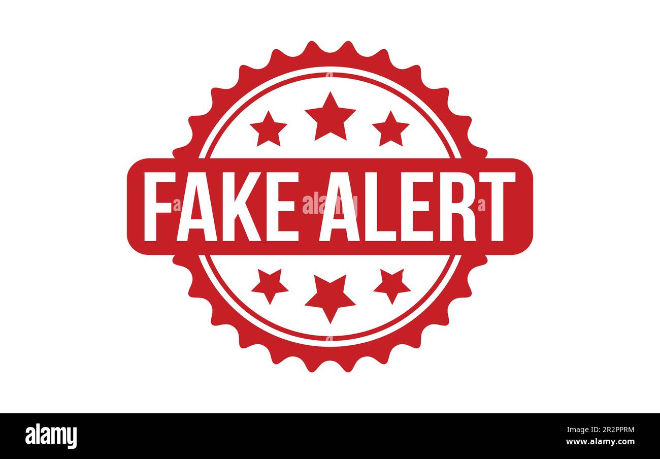 Fake Alert Rubber Stamp Seal Vector Stock Vector Image & Art - Alamy