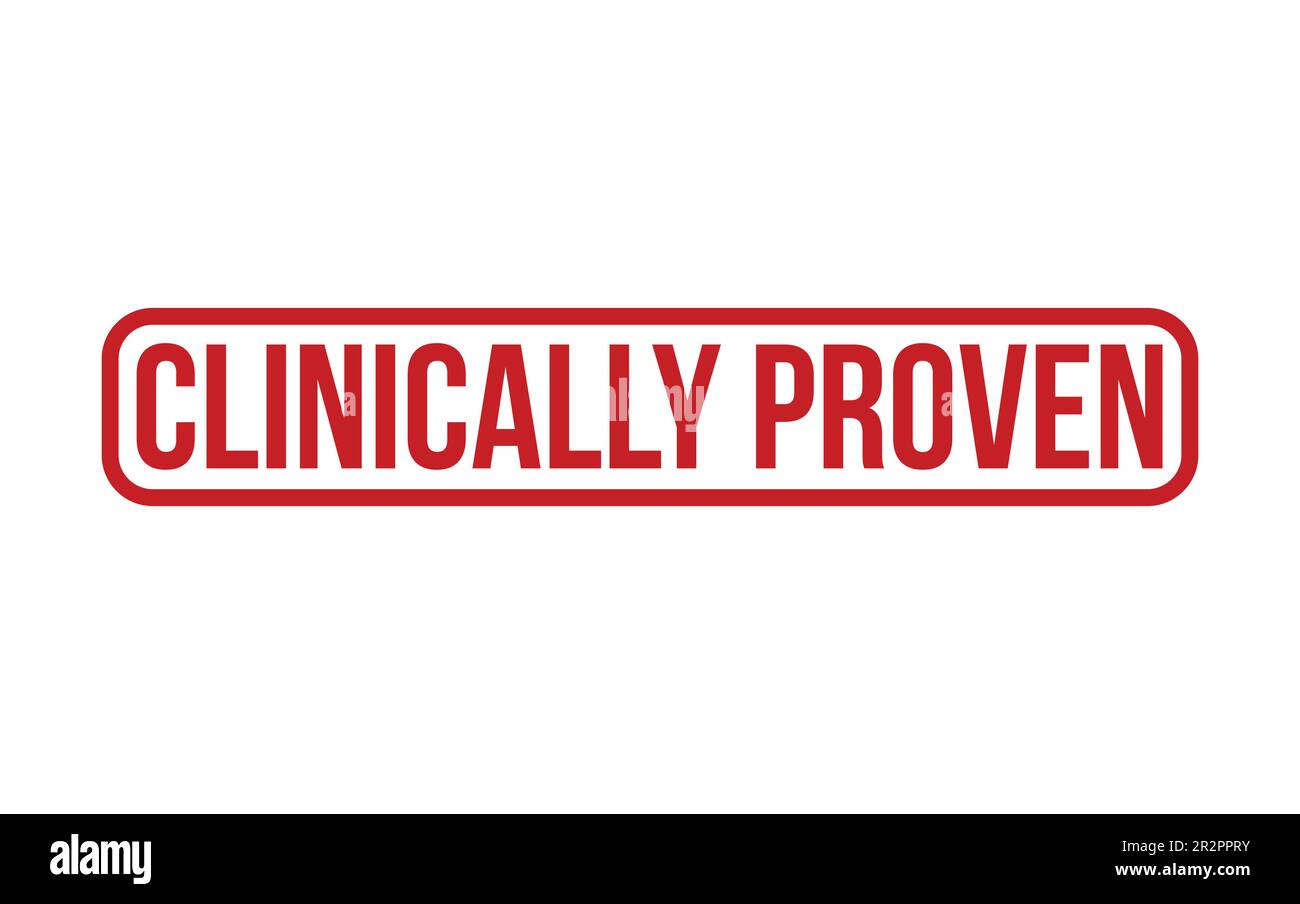 Clinically Proven Rubber Stamp Seal Vector Stock Vector Image & Art - Alamy