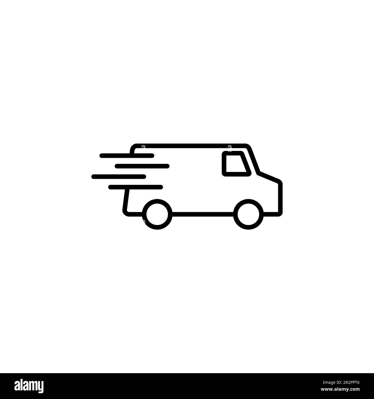 Fast shipping delivery truck icon vector. Delivery truck icon. fast ...