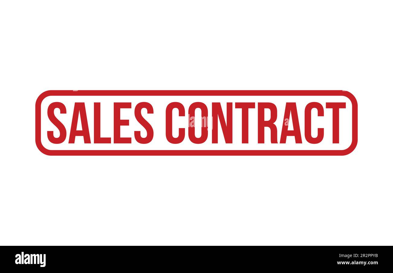 Sales contract stamp hi-res stock photography and images - Alamy