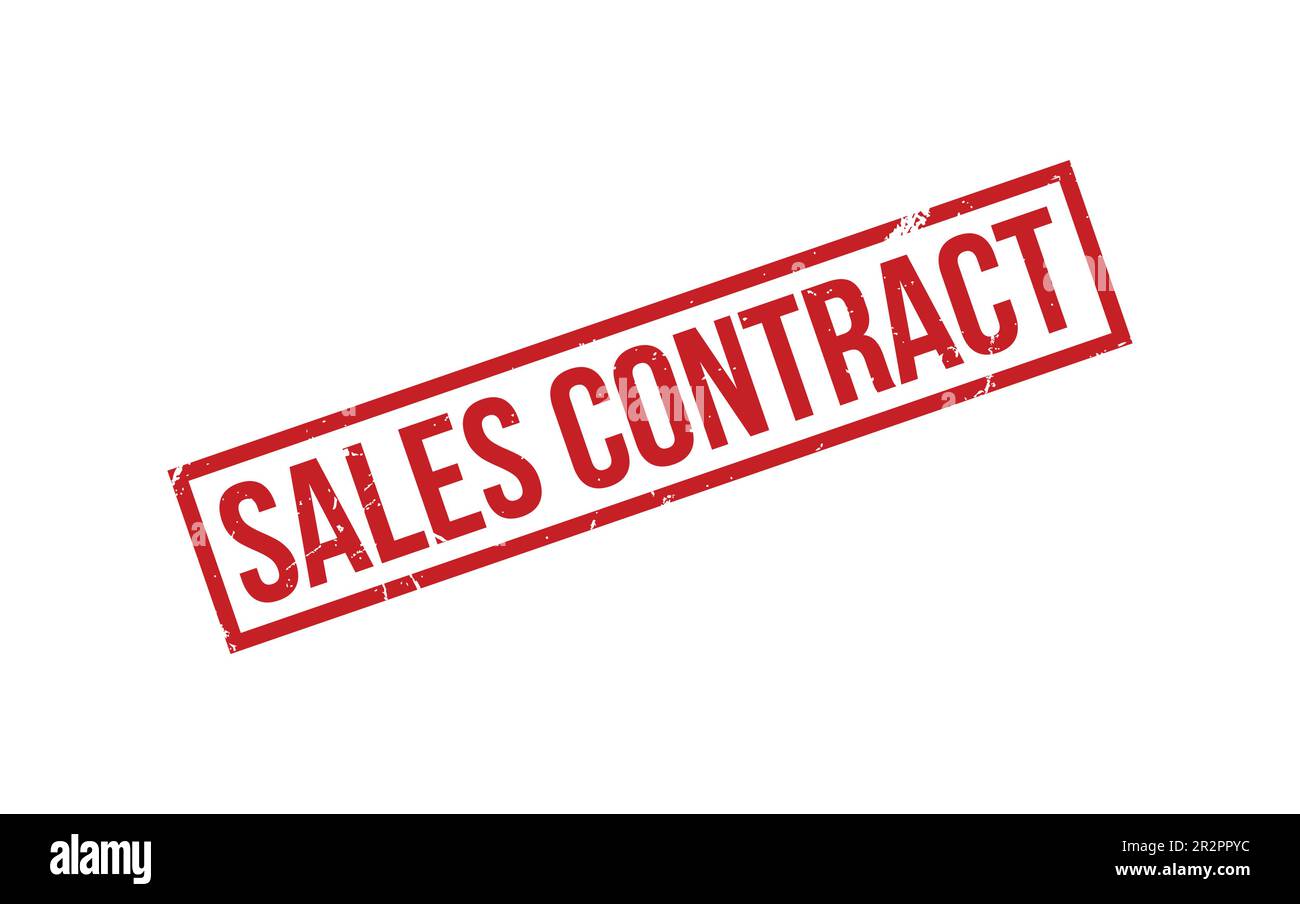 Sales Contract Rubber Stamp Seal Vector Stock Vector Image & Art - Alamy