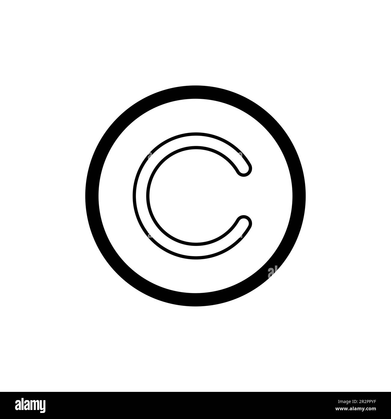 Copyright icon vector. copyright symbols Stock Vector Image & Art - Alamy