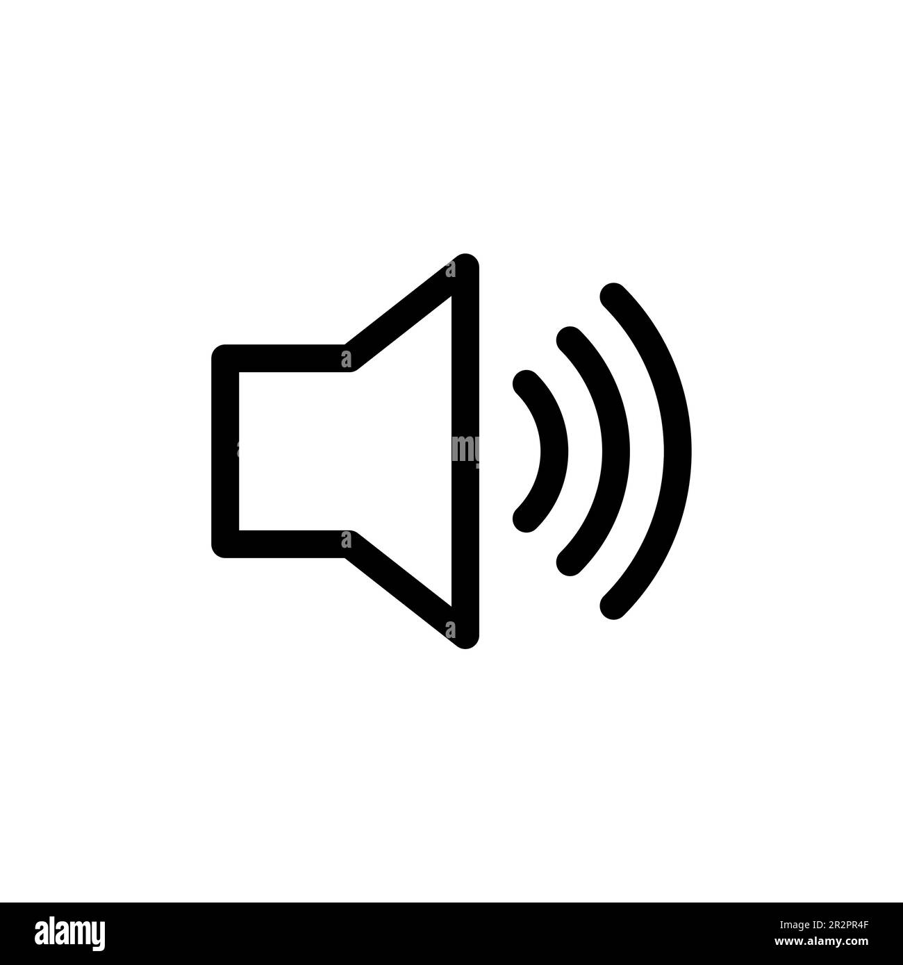 Speaker icon vector. volume icon vector. loudspeaker icon vector. sound ...