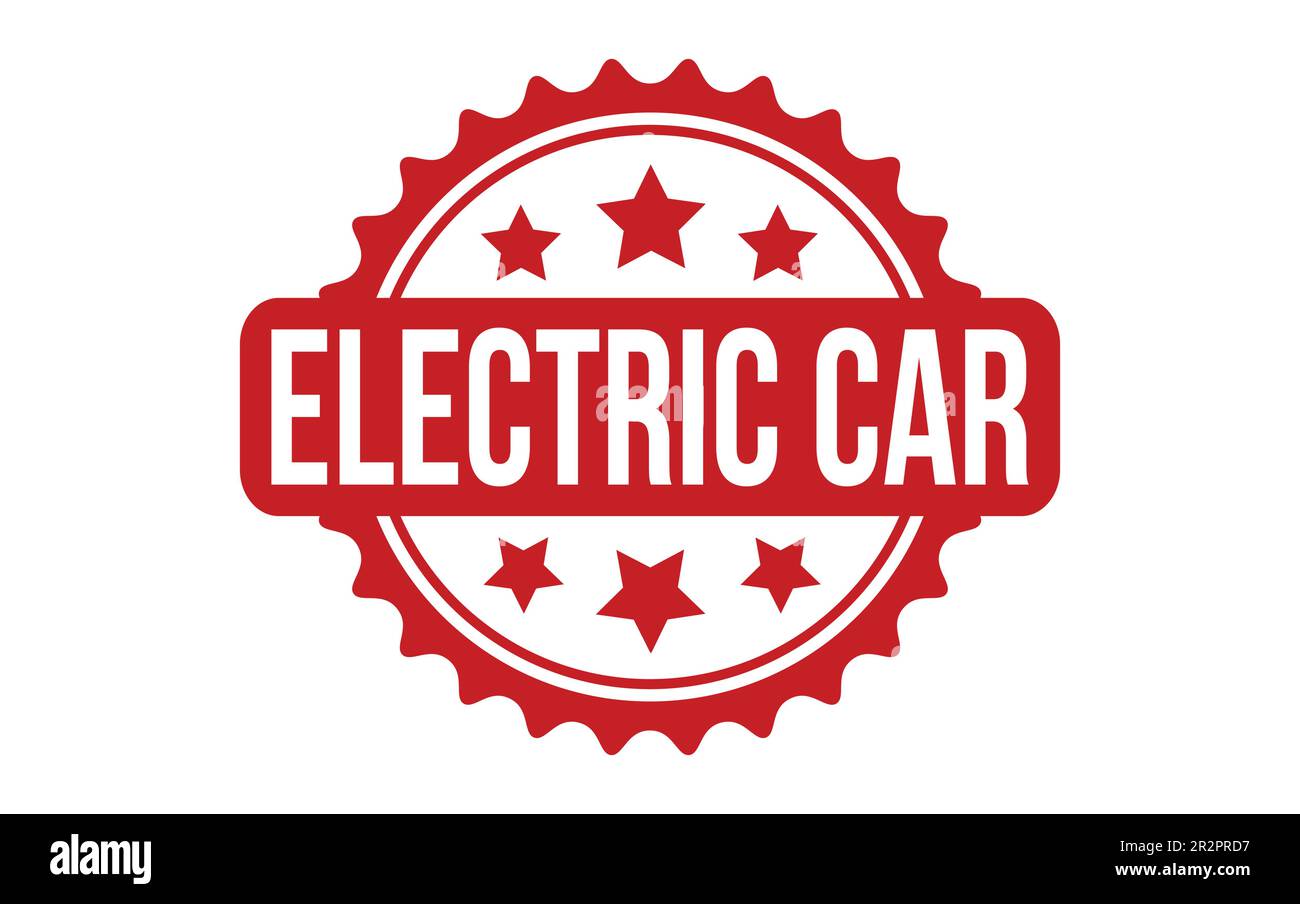 Electric Car Rubber Stamp Seal Vector Stock Vector Image & Art - Alamy