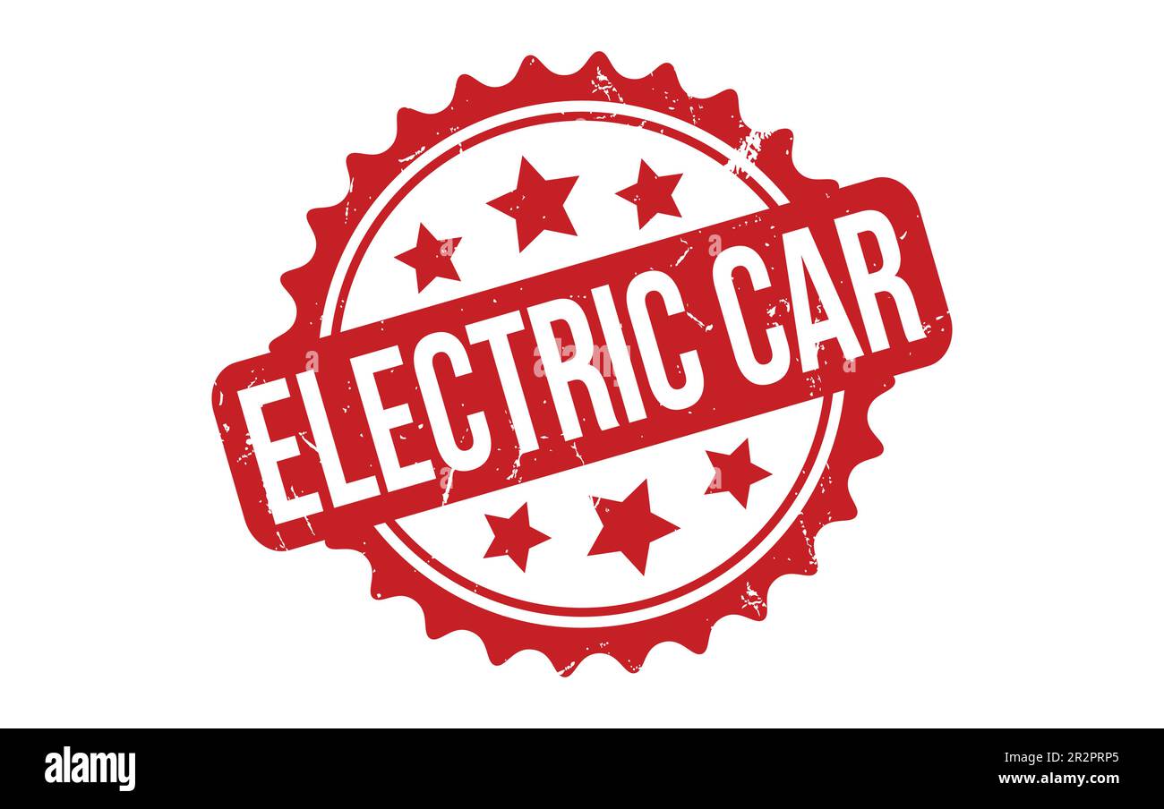 Electric Car Rubber Stamp Seal Vector Stock Vector Image & Art - Alamy