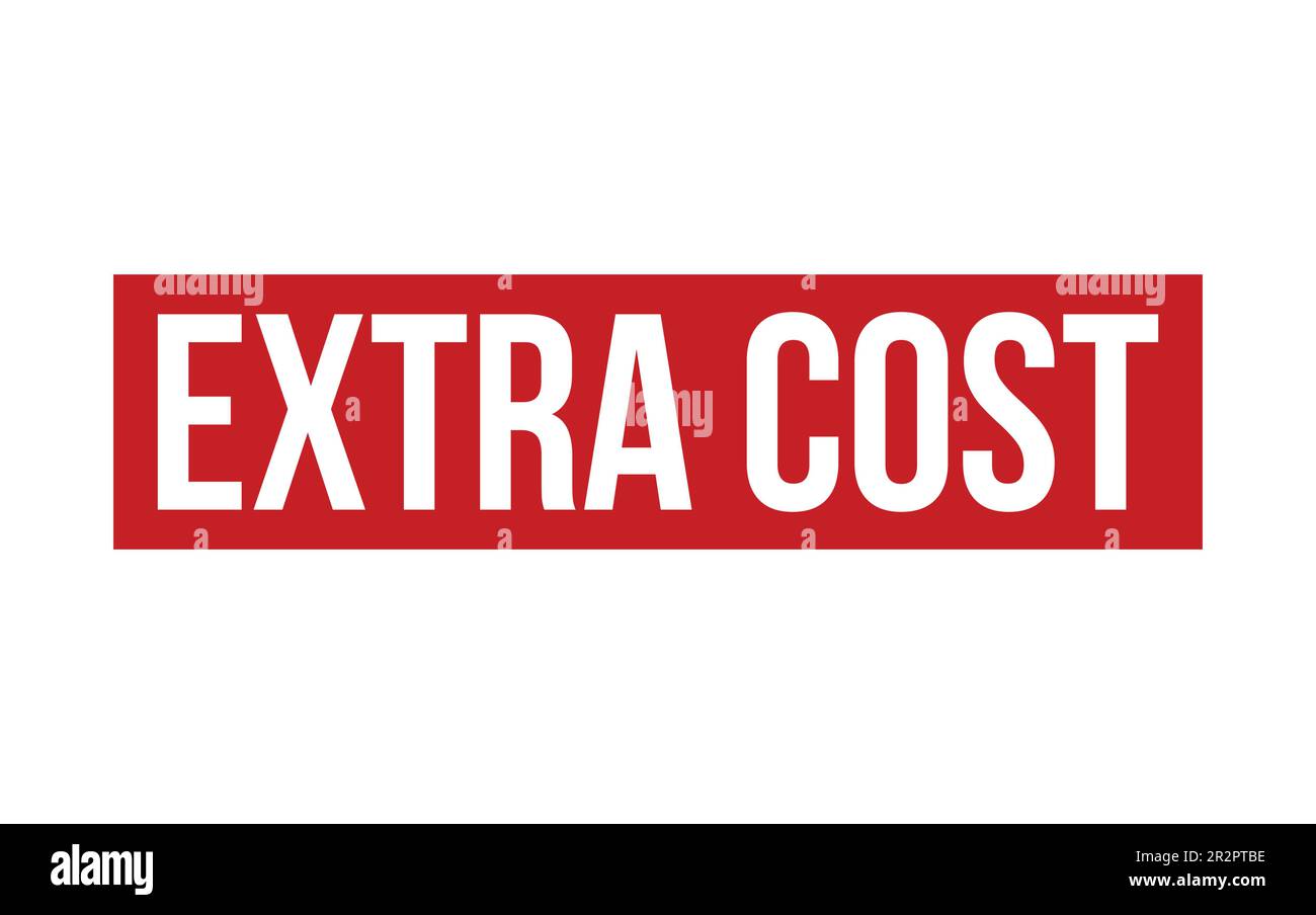 Extra cost rubber stamp hi-res stock photography and images - Alamy