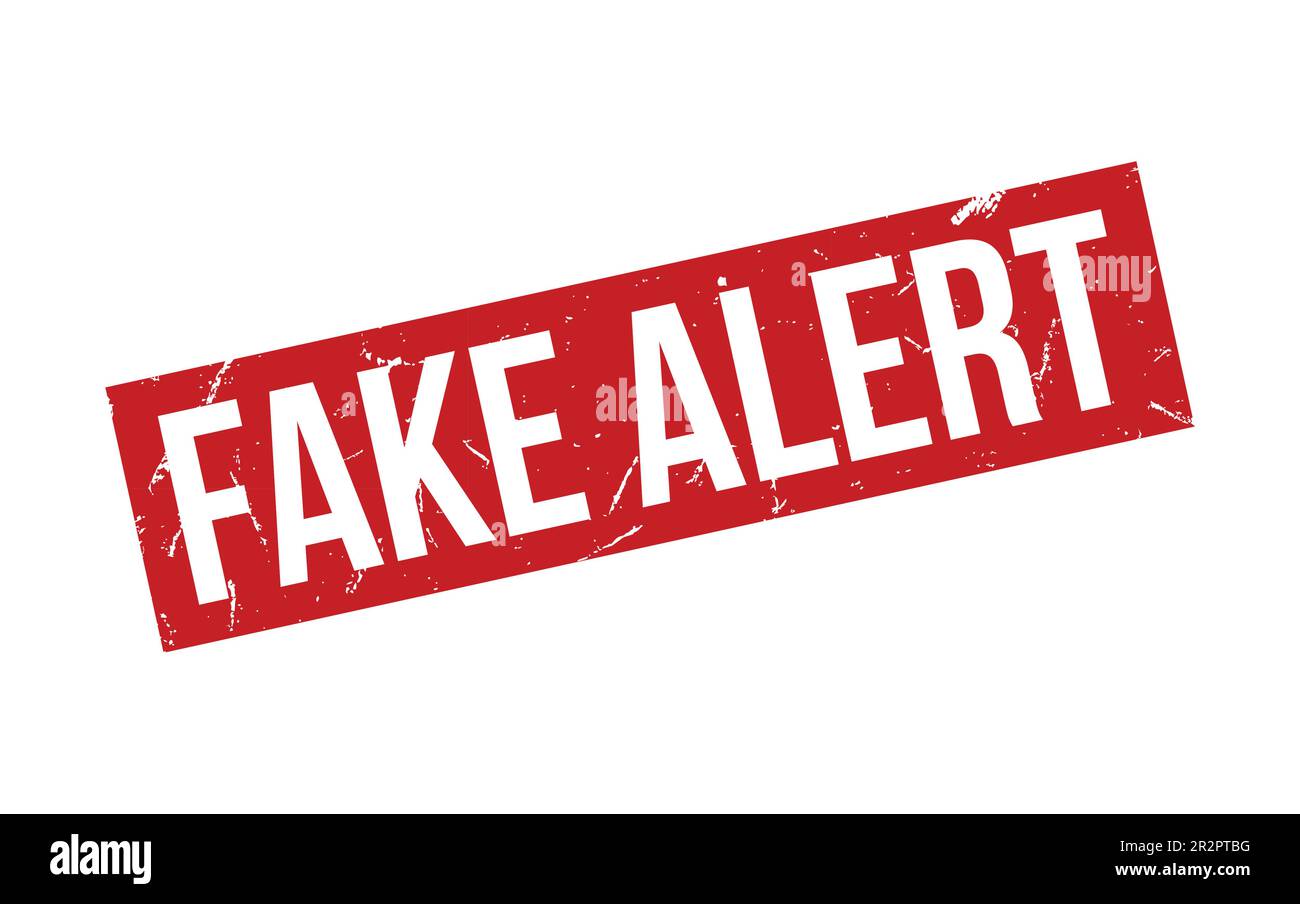 Fake Alert Rubber Stamp Seal Vector Stock Vector Image & Art - Alamy