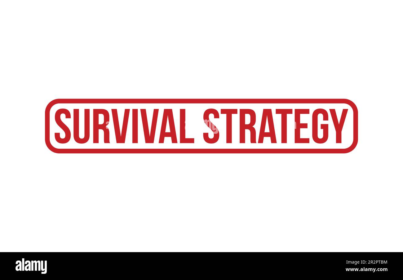 Survival Strategy Rubber Stamp Seal Vector Stock Vector Image & Art - Alamy