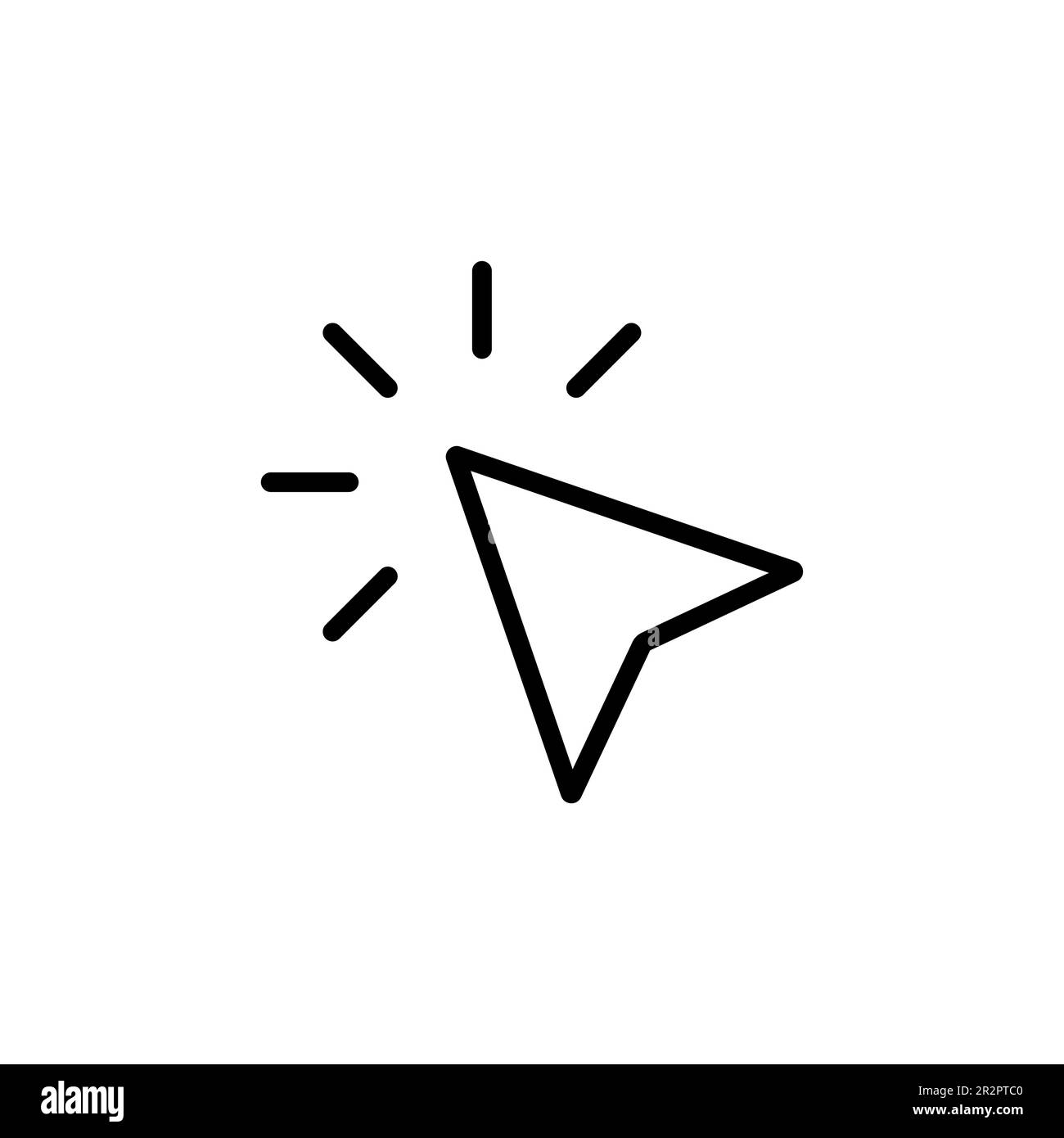 Click icon vector. pointer arrow icon. cursor icon vector Stock Vector ...