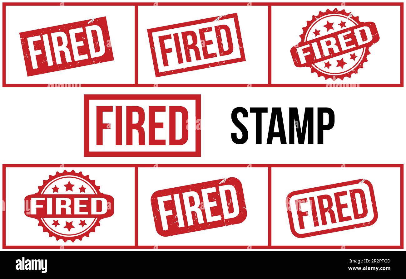 Fired vector vectors Stock Vector Images - Alamy