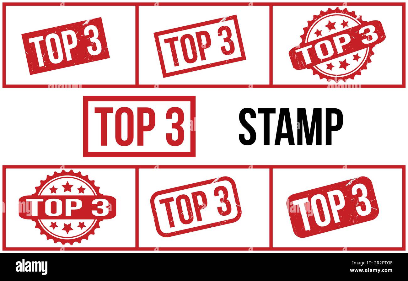 Top 3 Rubber Stamp Set Vector Stock Vector Image & Art - Alamy