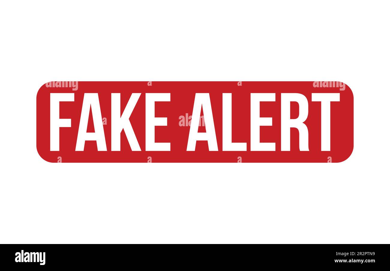 Fake Alert Rubber Stamp Seal Vector Stock Vector Image & Art - Alamy