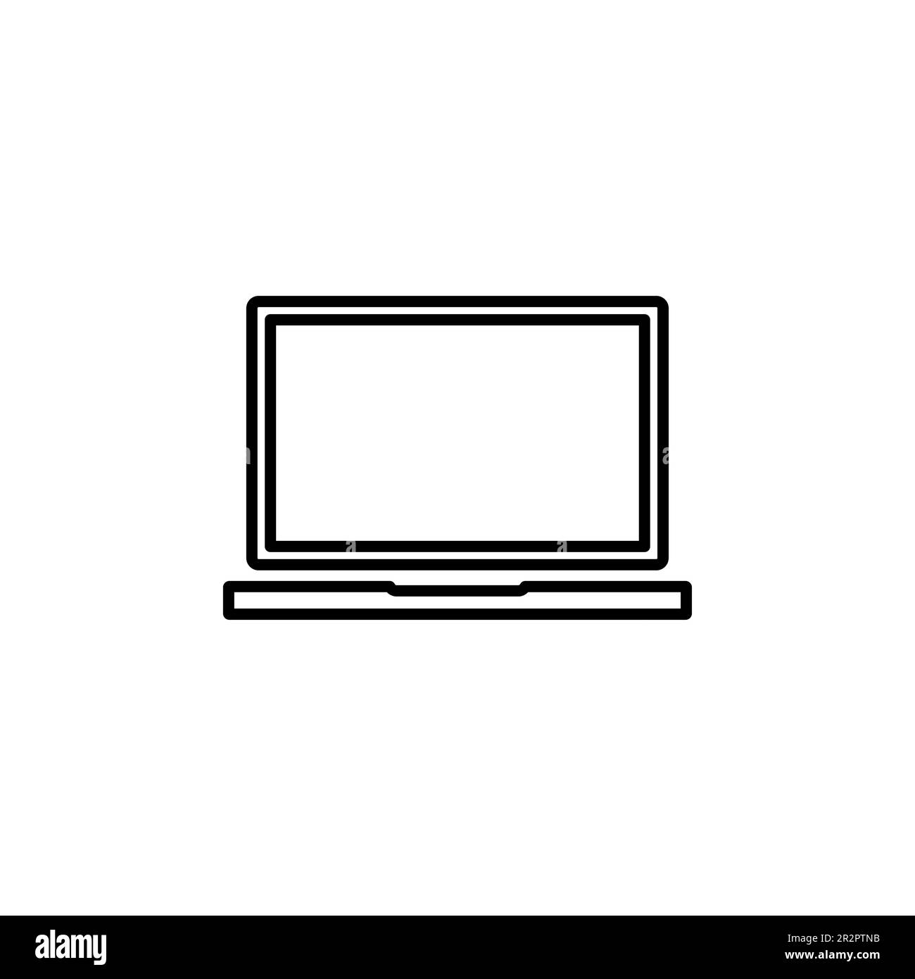 Laptop icon vector. computer icon vector Stock Vector Image & Art - Alamy