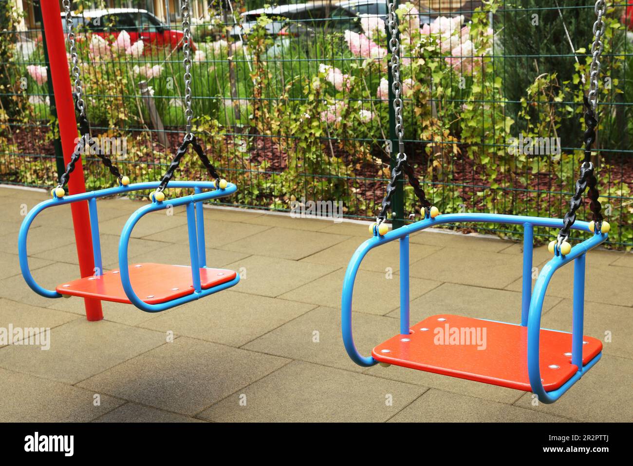 Safety swings hi-res stock photography and images - Alamy