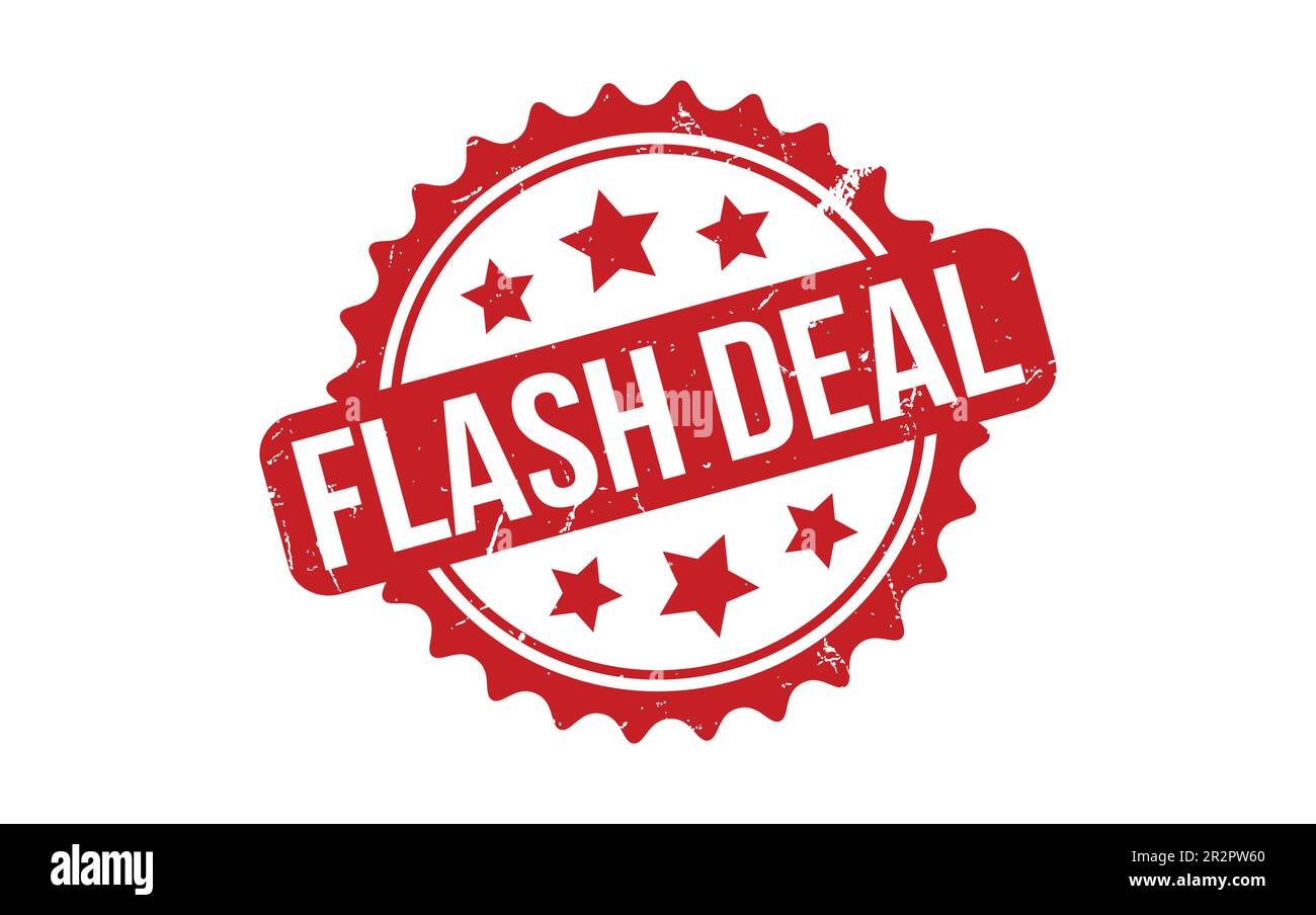 Flash Deal Rubber Stamp Seal Vector Stock Vector Image & Art - Alamy