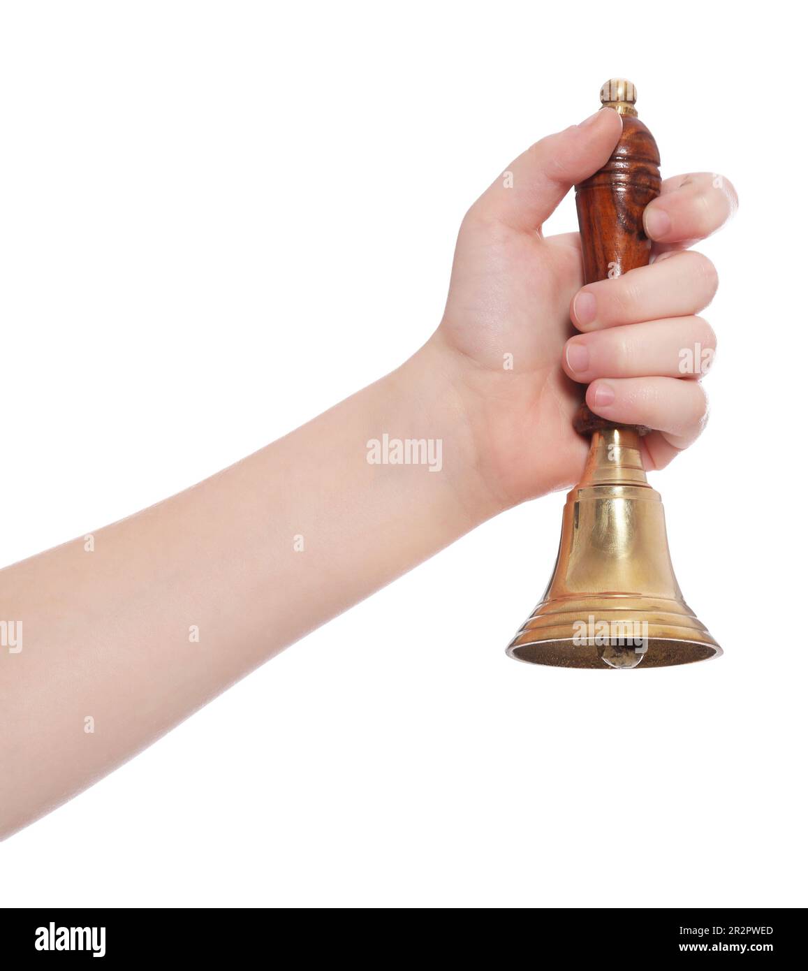 Child bell boy ringing Cut Out Stock Images & Pictures - Alamy