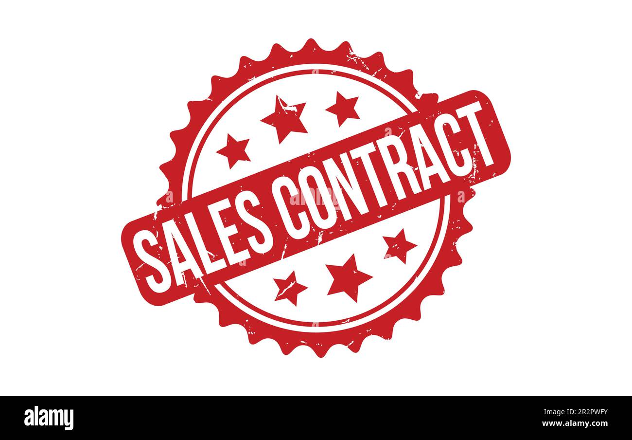 Sales Contract Rubber Stamp Seal Vector Stock Vector Image & Art - Alamy