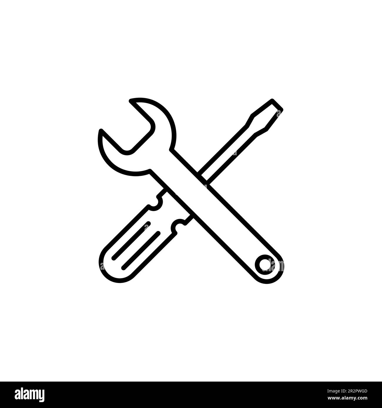 Repair tools icon vector. tool icon vector. setting icon vector. Wrench ...