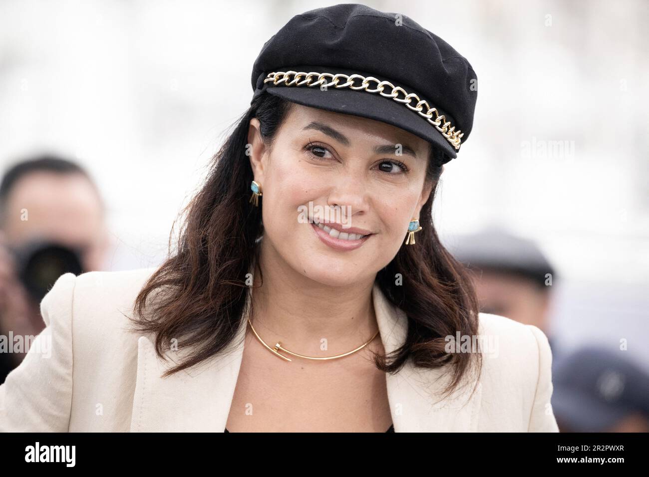 Cannes, France. 21st May, 2023. Hend Sabry attends Les Filles D Olfa ...