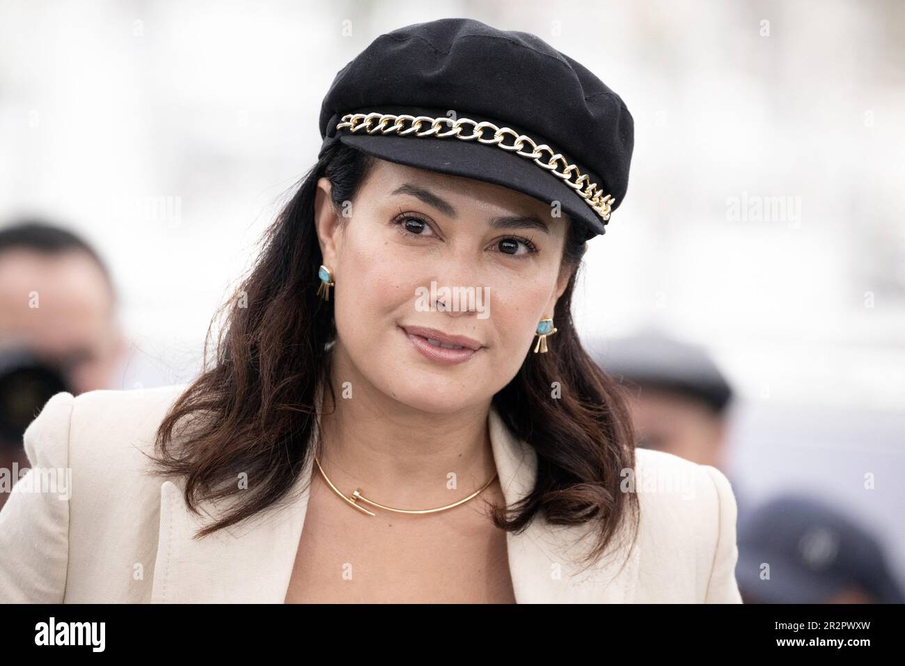 Cannes, France. 21st May, 2023. Hend Sabry attends Les Filles D Olfa ...