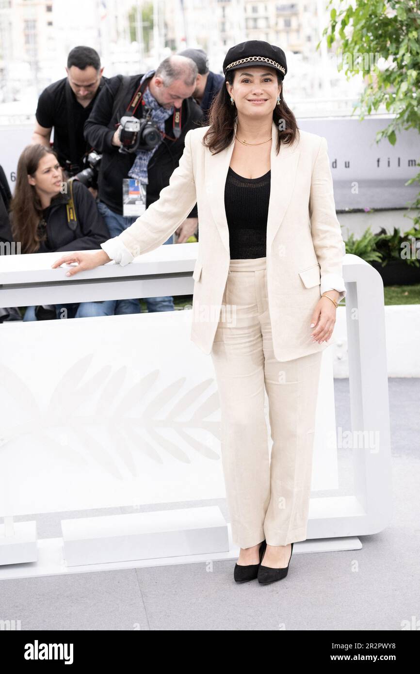 Cannes, France. 21st May, 2023. Hend Sabry attends Les Filles D Olfa ...