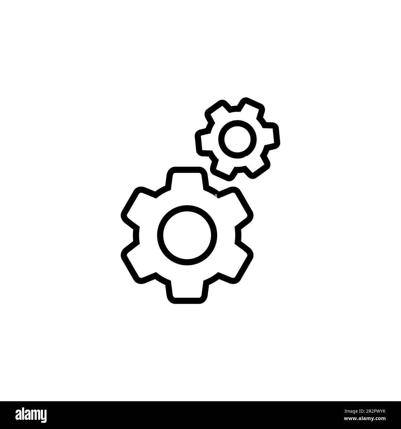 Setting Icon Vector. Cog Settings Icon Symbol Stock Vector Image & Art ...