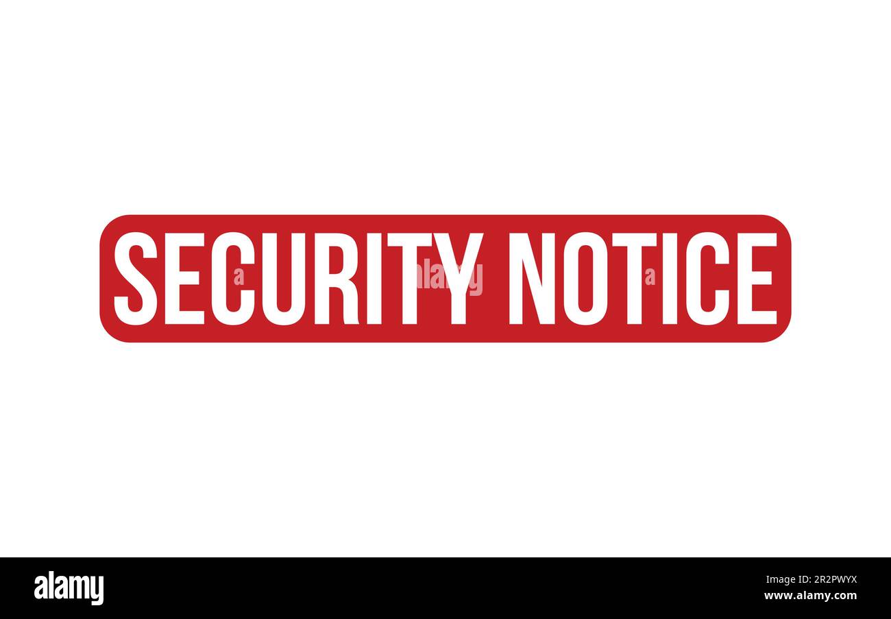 Security notice seal hi-res stock photography and images - Alamy