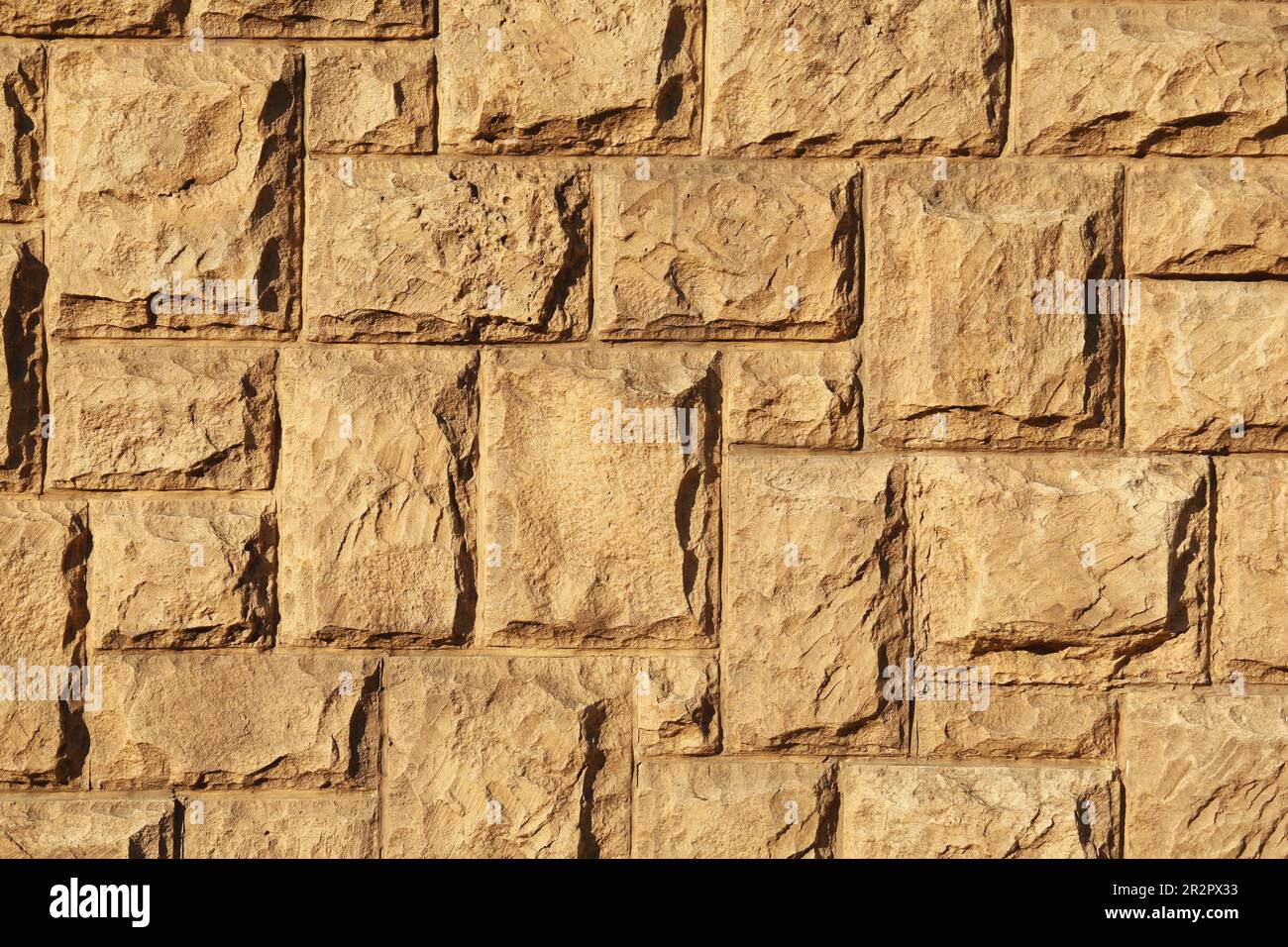 Texture of beautiful light brown stone wall as background Stock Photo ...
