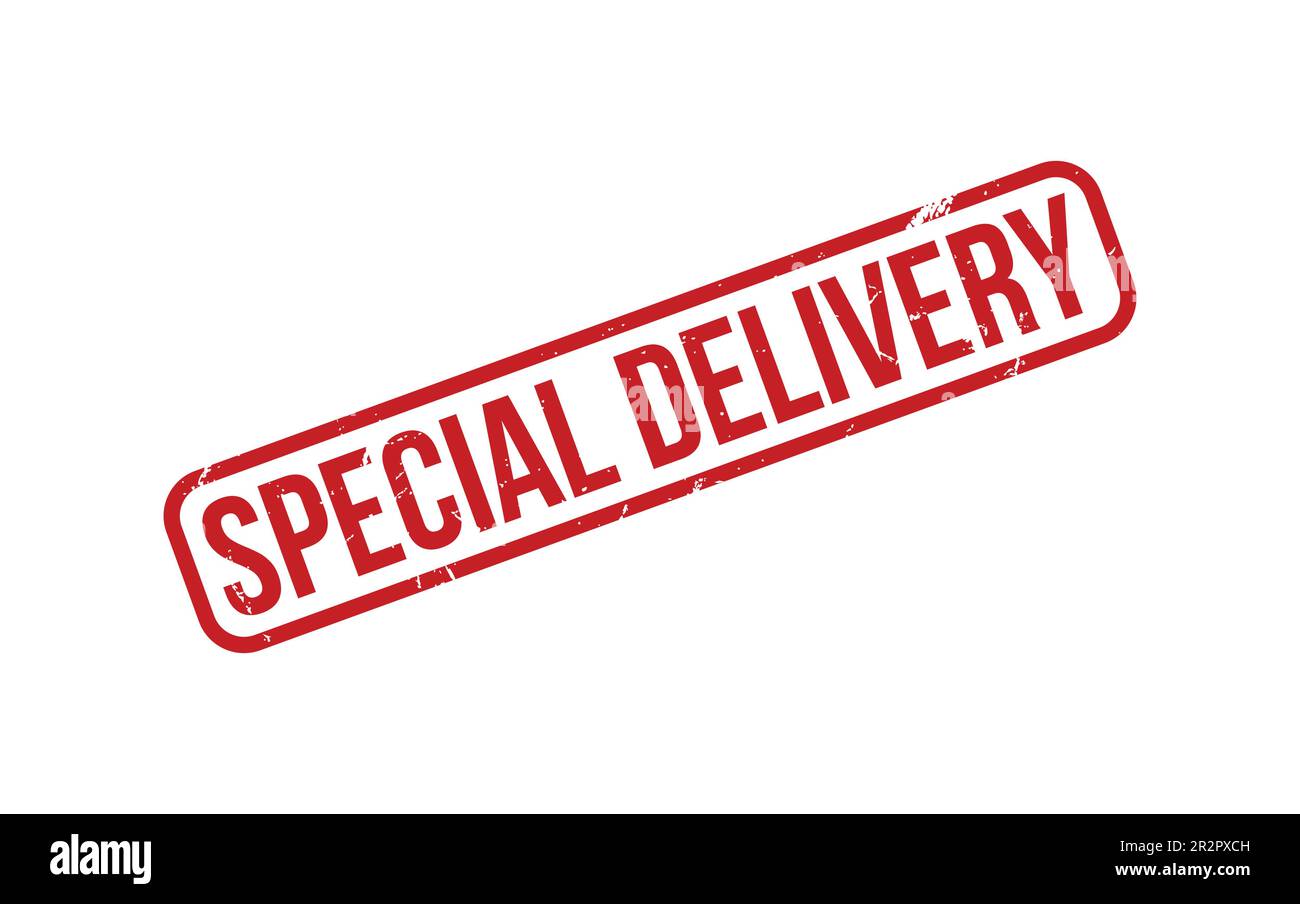 Special Delivery Rubber Stamp Seal Vector Stock Vector Image & Art - Alamy