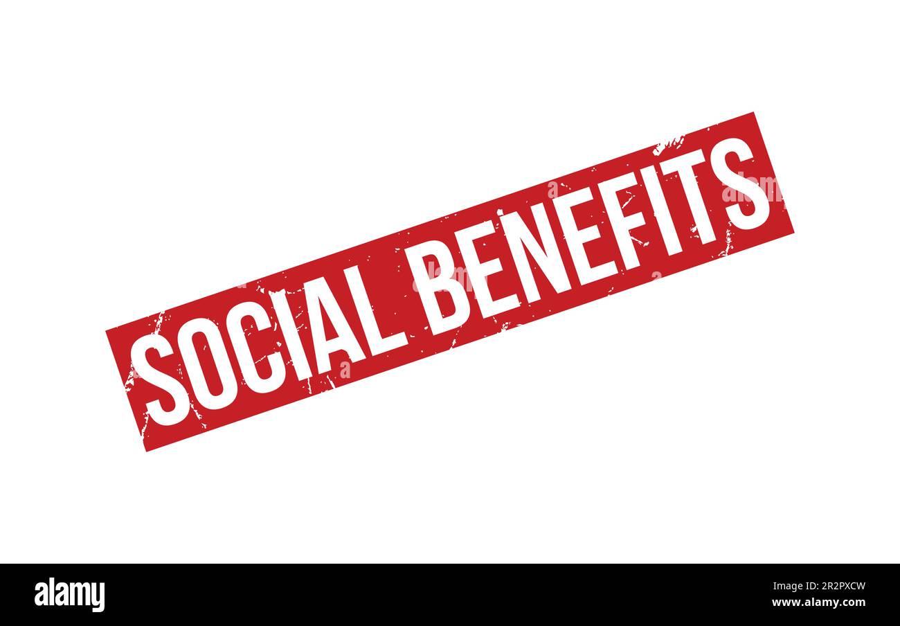 Social benefits rubber stamp hi-res stock photography and images - Alamy