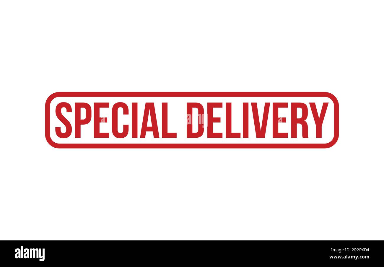 Special Delivery Rubber Stamp Seal Vector Stock Vector Image & Art - Alamy