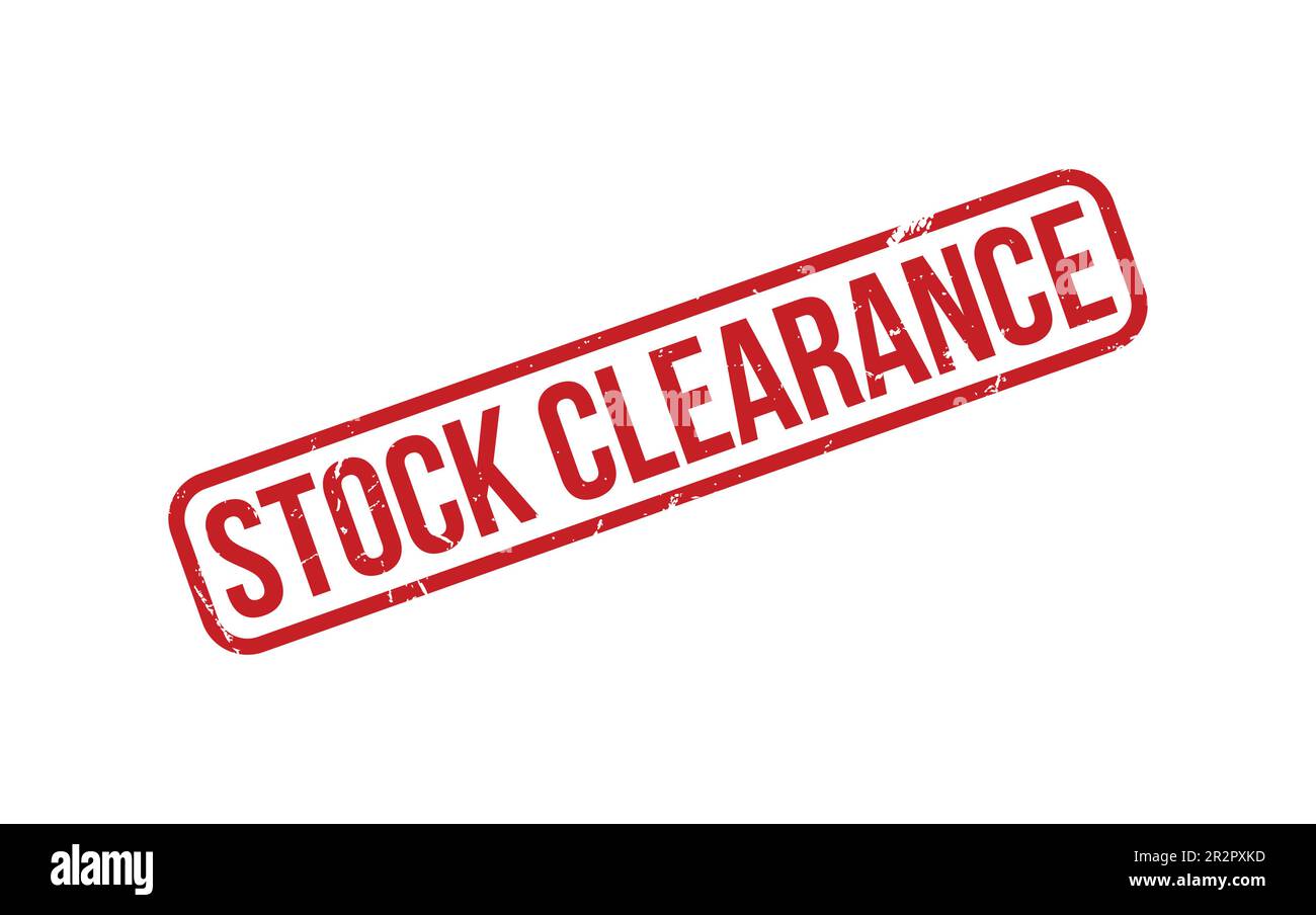 Stock Clearance Rubber Stamp Seal Vector Stock Vector Image & Art - Alamy
