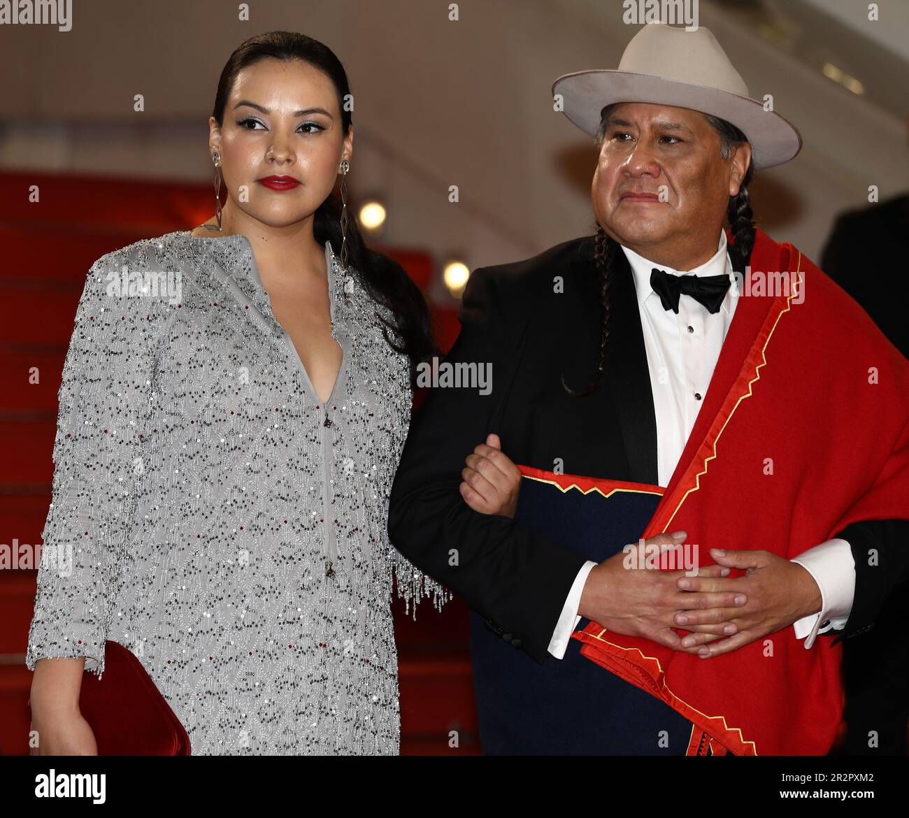 May 20, 2023, Cannes, Cote d'Azur, France: JANAE COLLINS (left) attends ...