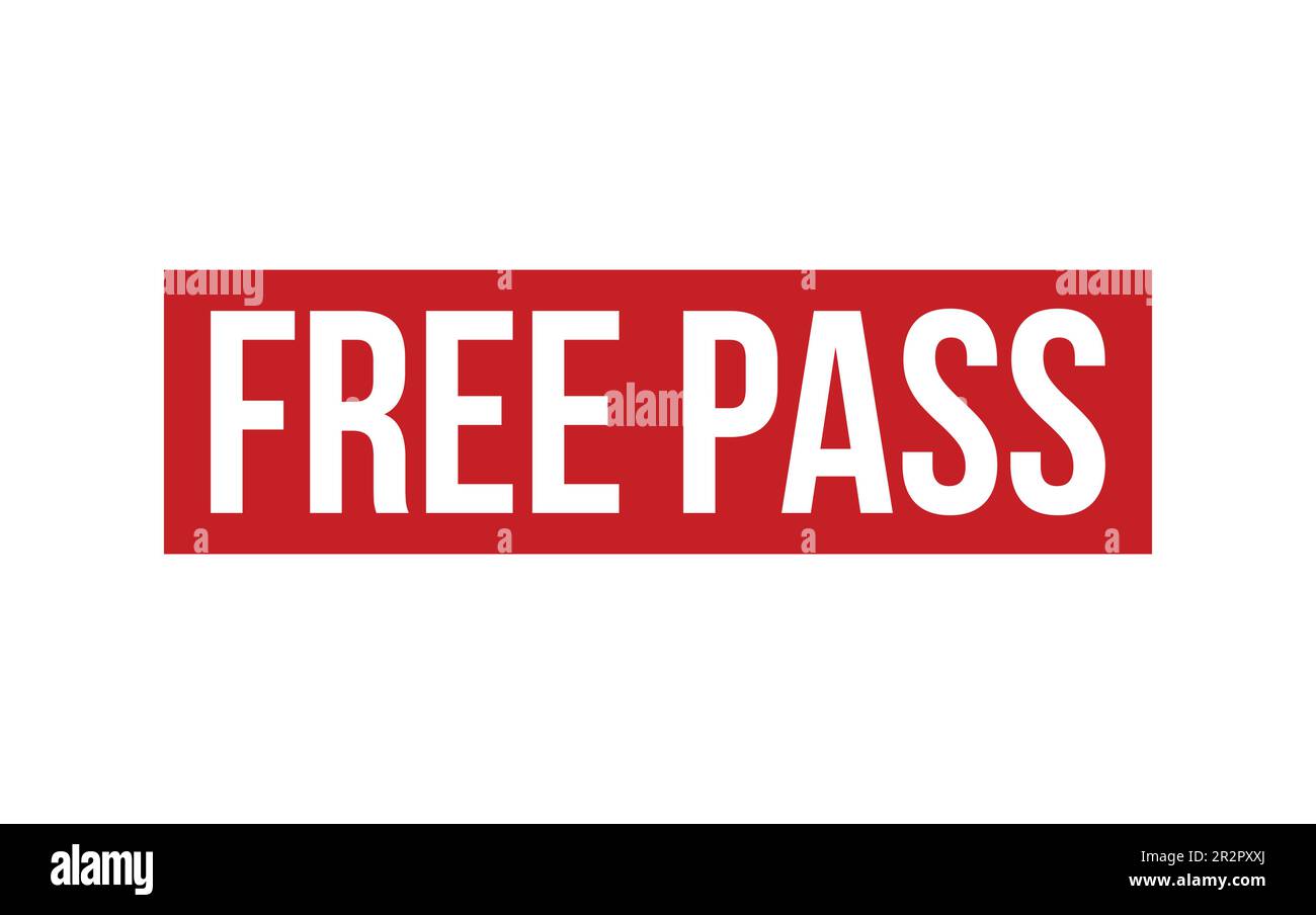 Free Pass Rubber Stamp Seal Vector Stock Vector Image & Art - Alamy